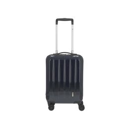 Check.In London 2.0 - 4-Rollen-Trolley 50 cm (orange) in carbon blau | Gr.: onesize