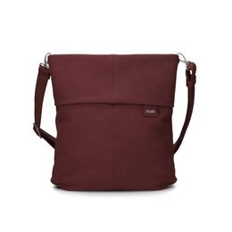 Zwei Mademoiselle M12 - Schultertasche 32 cm (cord-mocca) in rubin | Gr.: onesize