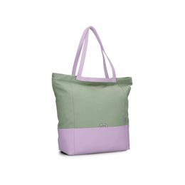 Zwei Shopper "Fiorella FI200" in Gr&uuml;n/ Lila - (B)44 x (H)38 x (T)19 cm | Gr.: onesize