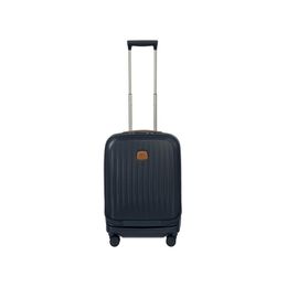 Bric'S BRIC`s Taormina - 4-Rollen-Kabinentrolley mit Vortasche 55 cm erw. USB (blau) in blau | Gr.: onesize