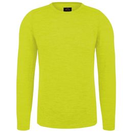 Normani Outdoor Sports Herren Merino Langarm Melbourne in Gelb | Gr.: S