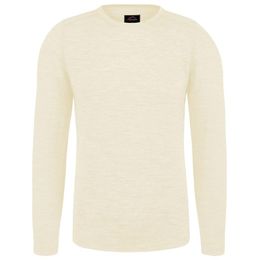 Normani Outdoor Sports Herren Merino Langarm Melbourne in Wollwei&szlig; | Gr.: S