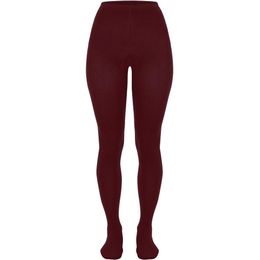 Normani Outdoor Sports Damen Merino Strumpfhose Brienz in Rot | Gr.: L/XL