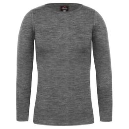 Normani Outdoor Sports Damen Merino Langarm-Shirt Mandurah in Grau | Gr.: XS
