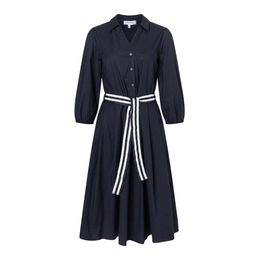 More & More More & More Hemdblusenkleid mit Streifeng&uuml;rtel in marine | Gr.: 42