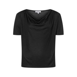 More & More More & More feminines Shirt mit Wasserfall-Ausschnitt in black | Gr.: 36