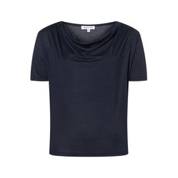 More & More More & More feminines Shirt mit Wasserfall-Ausschnitt in marine | Gr.: 36