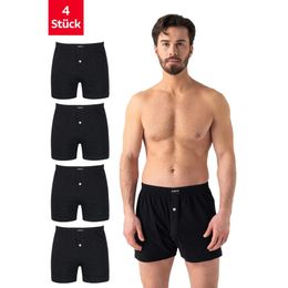 Barrio 13 4er Pack lockere Boxershorts in schwarz | Gr.: M