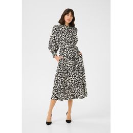 Kaffe Kleid KAemina Regular fit in Grey Leopard | Gr.: 38