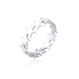 Elli Ring 925 Sterling Silber Sterne, Astro, Stern in Silber | Gr.: 56