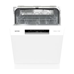 Gorenje Unterbaugeschirrsp&uuml;ler "GU642E90X", Energieeffizienz: E (A-G), silber (wei&szlig;), B:59,9cm H:81,5cm T:59,7cm, Geschirrsp&uuml;ler, AquaStop