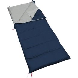 Deckenschlafsack Polydaun "Schlafsack Stern 85x210 cm Antraziet- 4-Jahreszeiten", blau, Schlafs&auml;cke, B/L: 85cm x 210cm, umlaufender Rei&szlig;verschluss, Obermaterial: 100% Baumwolle, L:210cm