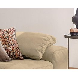 Armlehnenkissen W.Schillig "run", beige (sahara s37), B:53cm H:53cm, Stoff S37 (100% Polyester);ROHLEDER Chenille-Flachgewebe Q2 W77 (68% Polyacryl, 32% Polyester);Stoff S37 (100% Polyester), Polsterauflagen, Seitenteilkissen f&uuml;r die Armlehne
