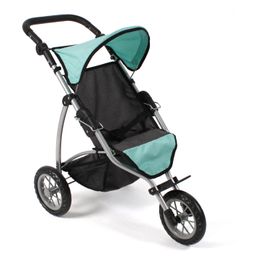 Bayer Chic 2000 Puppenbuggy CHIC2000 "Leon, Melange Mint", grau (melange mint), Puppenwagen, KinderB:75cm H:73,5cm T:75cm, Kunststoff, Polyester, Stahl, B:75cm H:73,5cm T:75cm