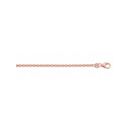 Adeli&aacute;s Damen 925 Silber Anker Halskette &Oslash; 1,6 mm in rose | Gr.: 42 cm