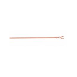 Adeli&aacute;s Damen 925 Silber Schlangen Halskette &Oslash; 1,5 mm in rose | Gr.: 42 cm