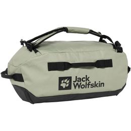 Reisetasche Jack Wolfskin "ALL-IN DUFFLE 35", gr&uuml;n (mint leaf), Obermaterial: 100% Polyester, Taschen Reisetasche, 35 Liter Volumen, aus strapazierf&auml;higem und wasserdichtem Material