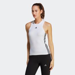 Tanktop adidas Performance "TR-ES 3S TK", Damen, Gr. XL, schwarz-wei&szlig; (wei&szlig;, schwarz), Obermaterial: 88% Polyester, 12% Elasthan, clean, Rundhals, Tops Tanktop