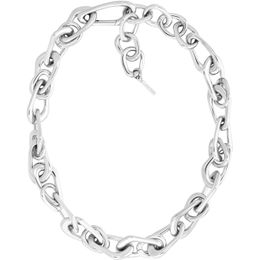Gliederkette Calvin Klein "CK STATEMENT LINKS", silber (edelstahlfarben), Halsketten, Damen, Edelstahl, L: 40,5 B: 12mm, Gliederkette, B:12mm
