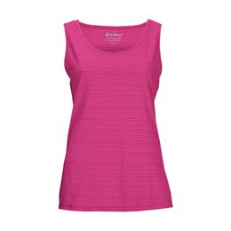 Funktionstop Killtec "KOS 41 WMN TP", Damen, Gr. 40, pink, Obermaterial: 93% Polyester, 7% Elasthan, Tops, Schnelltrocknendes Funktionstop, dezent gestreift