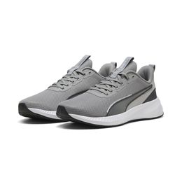 Puma Damen Trainingsschuh "Flyer Lite 3 Laufschuhe Erwachsene", Gr. 45gray echo shadow schwarz silber, Obermaterial: Textil, Synthetik; Futter: