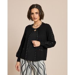 Pfeffinger Cardigan mit Nietenverzierung