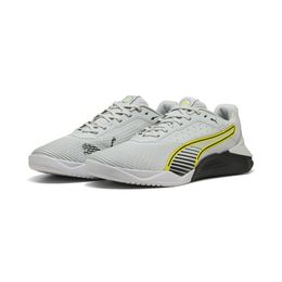 Trainingsschuh Puma "Fuse 4.0 Sneakers Erwachsene", Damen, Gr. 37, cool light gray schwarz lux lime gr&uuml;n, Obermaterial: Textil, Synthetik; Futter: Textil; Innensohle: Textil; Laufsohle: Gummi, Schuhe