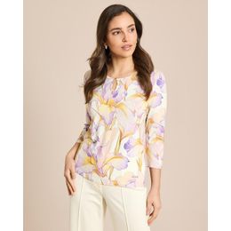 Alfredo Pauly Shirt mit pastellfarbenem Blumenprint