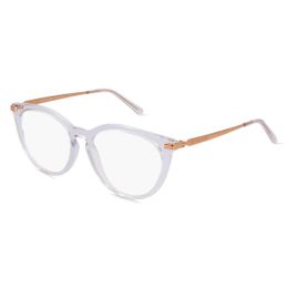 Michael Kors MK4074 Brille Damen | Fassung: Vollrand, Quadratisch, Wei&szlig; Transparent