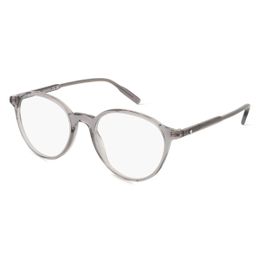 Montblanc MB0291O Brille Herren | Fassung: Vollrand, Rund, Grau Transparent