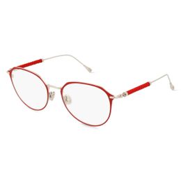 Tod's Tod's TO5246 Brille Unisex | Fassung: Vollrand, Rund, Rot Gold