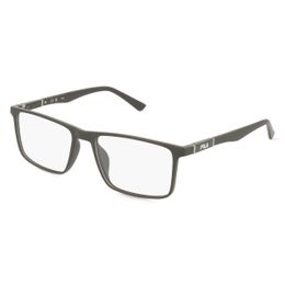 Fila FIAVF9325 Brille Unisex | Fassung: Vollrand, Quadratisch, Gr&uuml;n Matt
