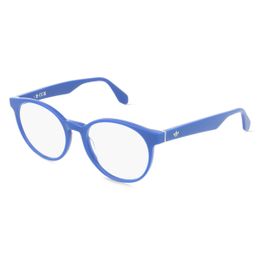 Adidas OR5085 Brille Unisex | Fassung: Vollrand, Rund, Blau Gl&auml;nzend