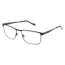 Titanflex Eschenbach 820983 Brille Herren | Fassung: Vollrand, Quadratisch, Schwarz Matt