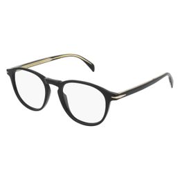 David Beckham DB 1018 Brille Herren | Fassung: Vollrand, Panto, Schwarz