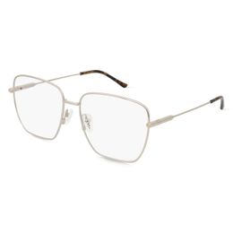 Gucci GG1414O Brille Unisex | Fassung: Vollrand, Quadratisch, Silber Transparent