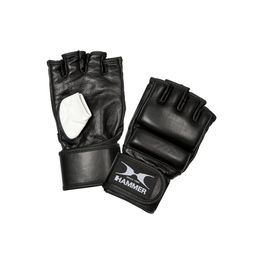 Sandsackhandschuhe HAMMER "Premium MMA" Gr. 1, schwarz (schwarz, wei&szlig;), Boxhandschuhe, Damen, 1, Obermaterial: 100% Rindsleder