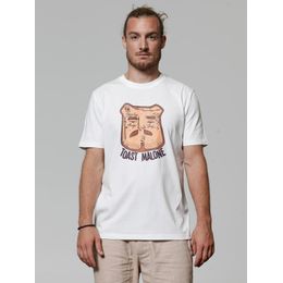 wat? Apparel T-Shirt Toast Malone in Off White | Gr.: 48