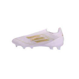 Adidas Fussballschuhe F50 League LL Laceless Fg/Mg in Wei&szlig; | Gr.: 48