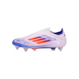 Adidas Fussballschuhe F50 Elite LL Laceless SG in Wei&szlig; | Gr.: 44 2/3