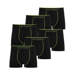 Normani 6 Herren Baumwoll-Boxershorts in Gr&uuml;n | Gr.: L
