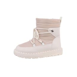 Ital-Design Stiefelette in Beige | Gr.: 36