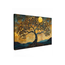 MuchoWow Poster mit Leiste Vollmond (BxH) | Gr.: 30 x 20 cm
