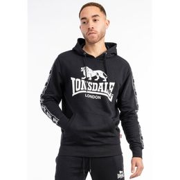 Lonsdale Hoodie "Scousburgh" in Schwarz | Gr.: 3XL