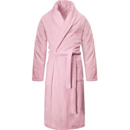 Normani Unisex Premium Bademantel Sivas in Rosa | Gr.: XS