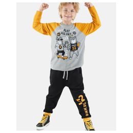Denokids Set Play Allday in Grey Melange | Gr.: 128