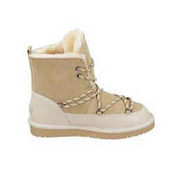 BIOSOFT Winterstiefel Extended Laceup in Beige Chstnt | Gr.: 38