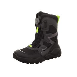 Superfit Winterstiefel ROCKET in Schwarz/Gr&uuml;n | Gr.: 34