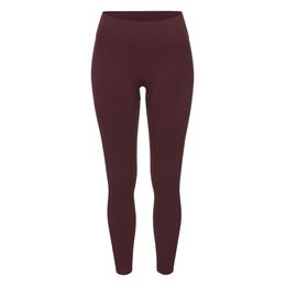 Lascana Seamless Leggings in dunkelrot | Gr.: XS