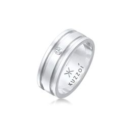 Kuzzoi Ring 925 Sterling Silber Diamant, Verlobungsring in Silber | Gr.: 66